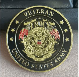 Military Veteran Coin