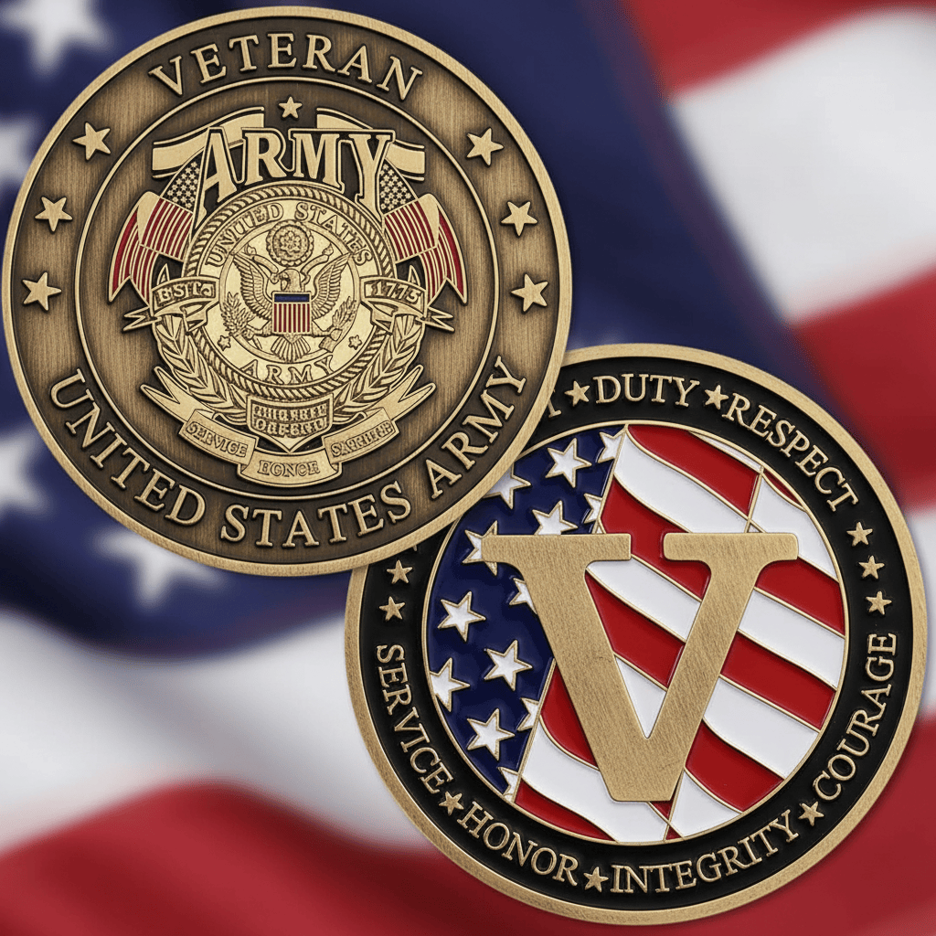 Military Veteran Coin